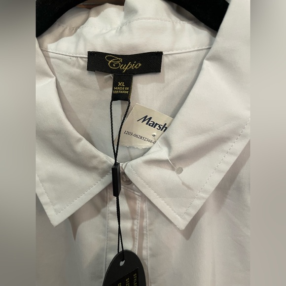 Cupio | Tops | Nwt Cupio Crisp White Button Down Xl | Poshmark